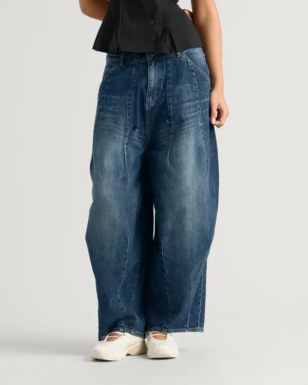 Needles H.d. 12oz Denim Wide Pant