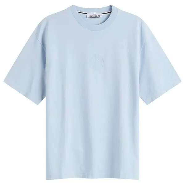 Stone Island Camo Compass T-shirt - Dust Blue