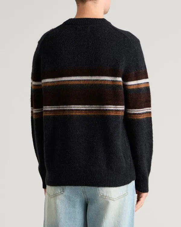 WAX LONDON Wilde Bold Stripe Brushed Jumper