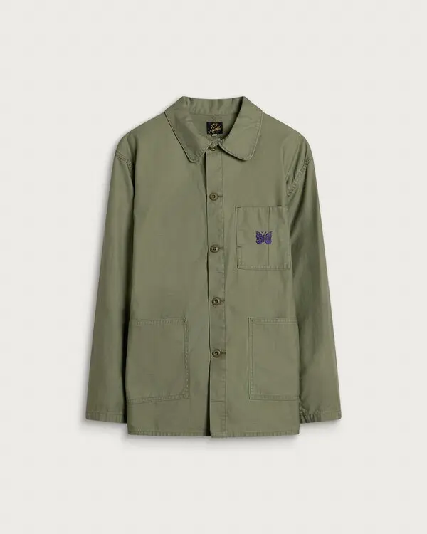 Needles Reversed Sateen Coverall Jacket