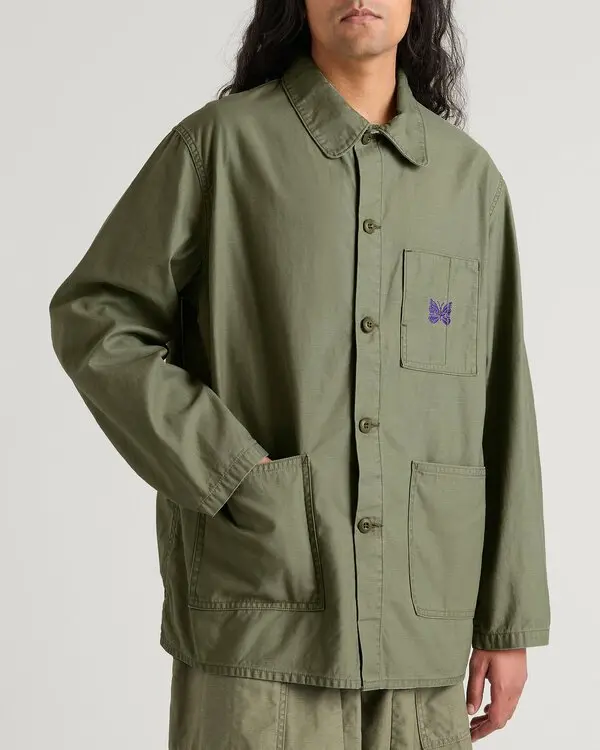 Needles Reversed Sateen Coverall Jacket
