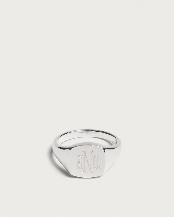END. Signet Ring - Silver