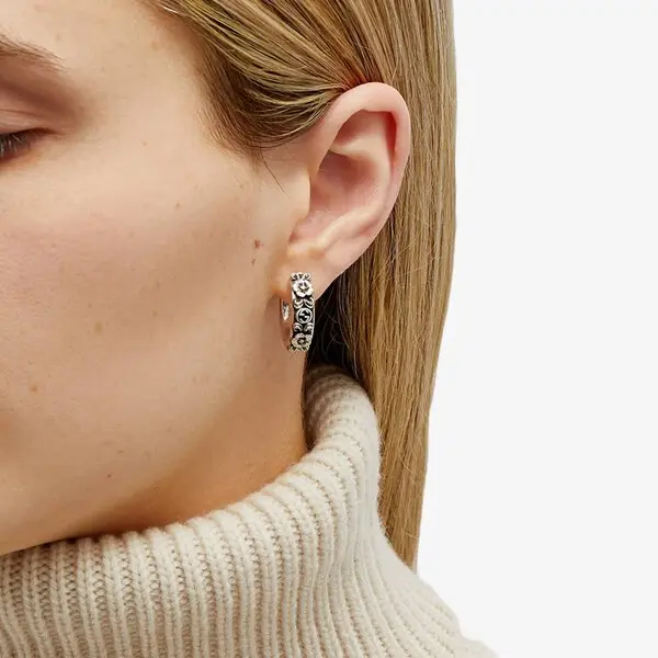 Gucci Floral Motif Earrings