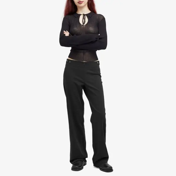 PEACHY DEN Cher Cotton Stretch Trousers