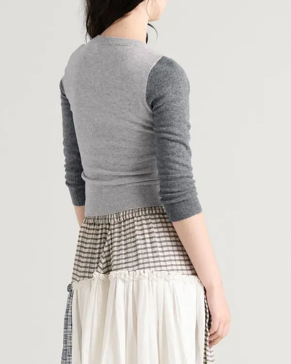 PEACHY DEN Colourblock Cardigan