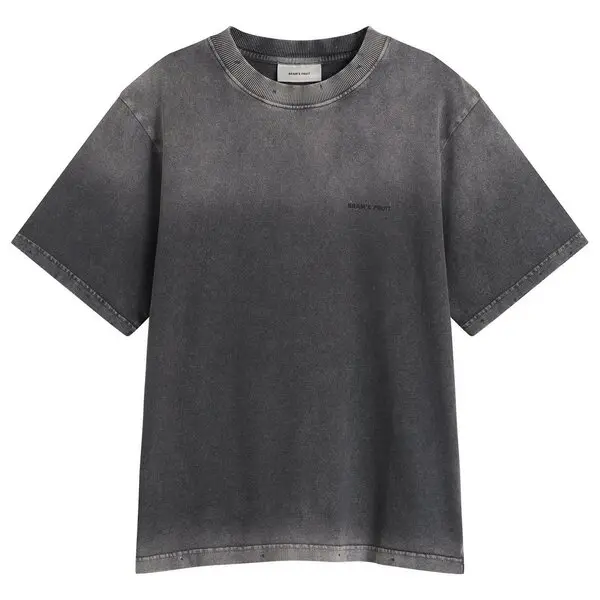BRAM'S FRUIT Distressed Big Lemon Outline T-shirt