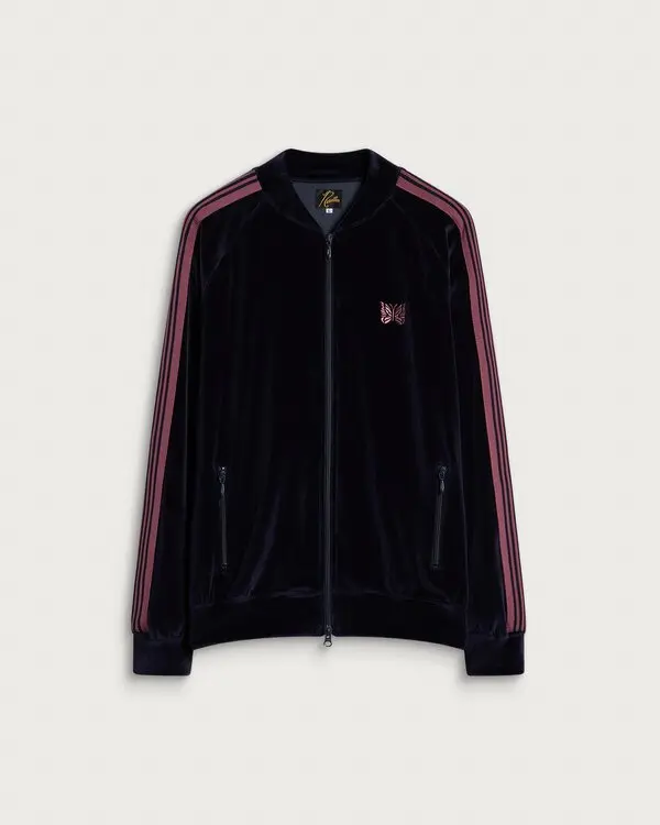 Needles Velour Rib Collar Track Jacket