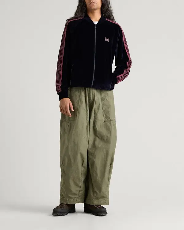 Needles Velour Rib Collar Track Jacket