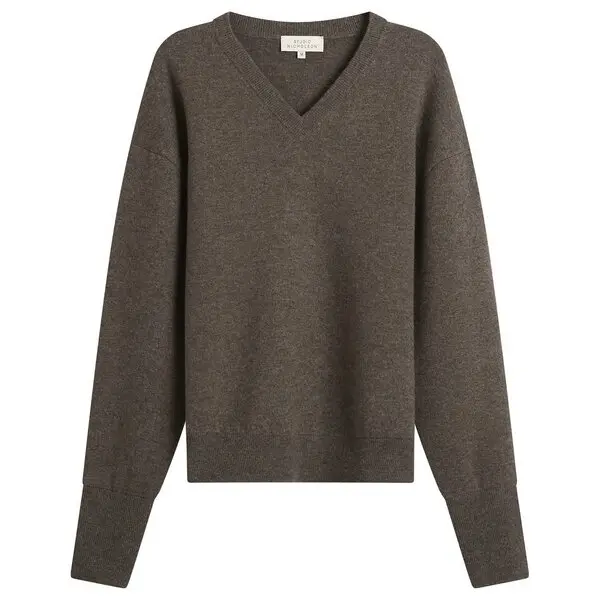 Studio Nicholson Loch Cashmere Wool V Neck Jumper