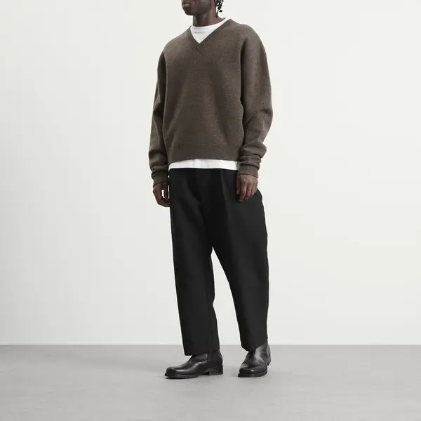 Studio Nicholson Loch Cashmere Wool V Neck Jumper