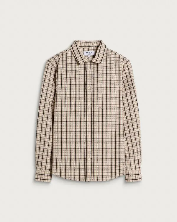 WAX LONDON Shelly Dobby Check Shirt