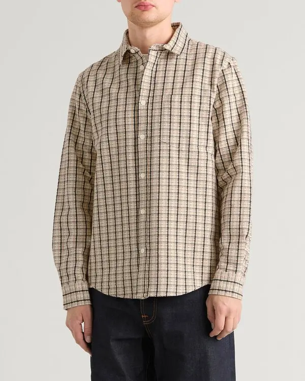 WAX LONDON Shelly Dobby Check Shirt
