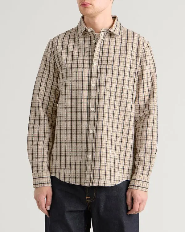 WAX LONDON Shelly Dobby Check Shirt