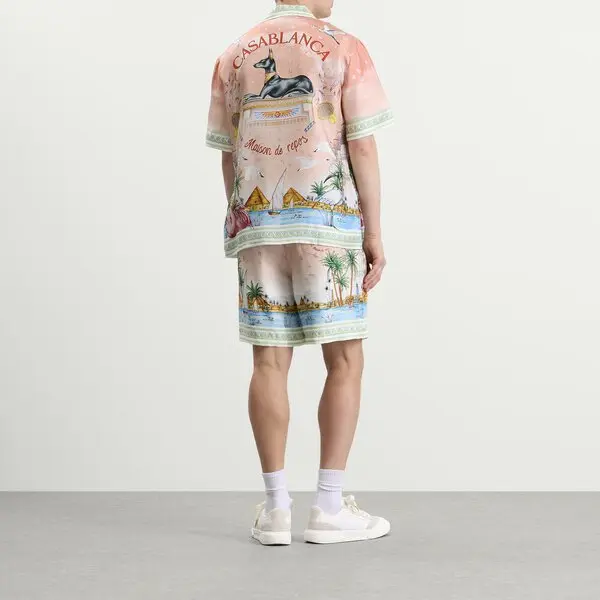 Casablanca Ethereal Cuban Collar Shirt