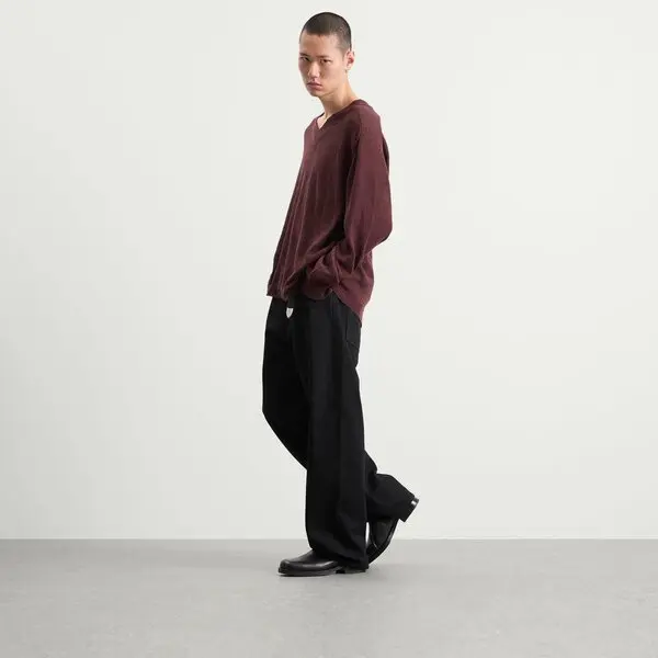 Our Legacy Linen Rue V-neck Jumper