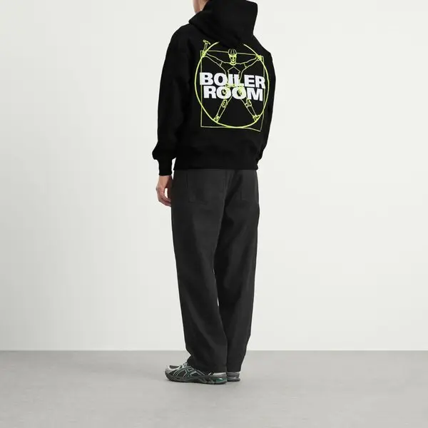 PLEASURES X Boiler Room Workman Hoodie