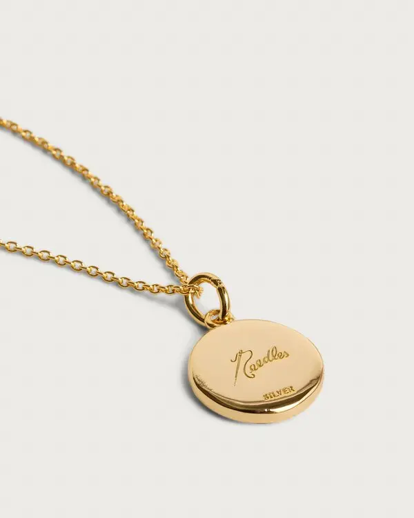 Needles Gold Plate Pendant Necklace