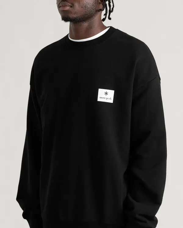 SNOW PEAK New Standard Square Logo Pullover Sweatshirt
