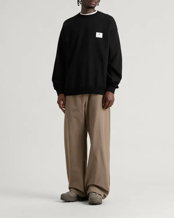 SNOW PEAK New Standard Square Logo Pullover Sweatshirt