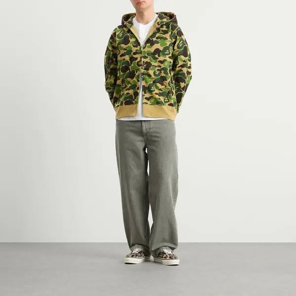 A BATHING APE Abc Camo 2nd Ape Zip Hoodie