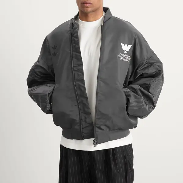 Adidas X Willy Chavarria Satin Bomber Jacket