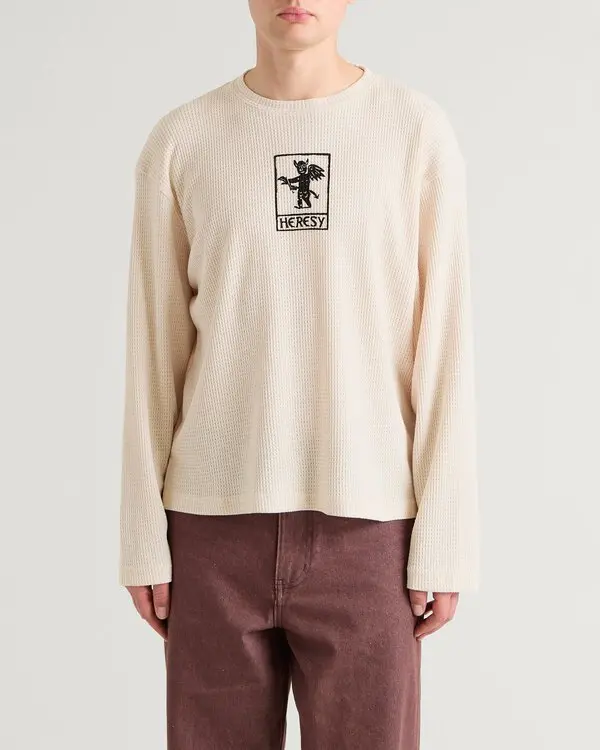 HERESY Rogue Long Sleeve Waffle T-shirt