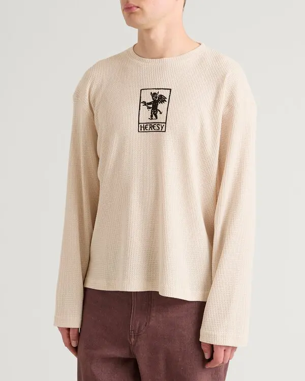HERESY Rogue Long Sleeve Waffle T-shirt