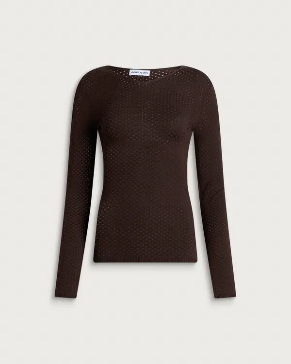 PEACHY DEN Thermal Knit