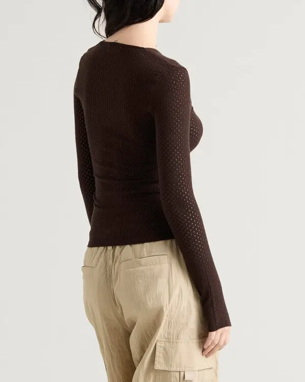 PEACHY DEN Thermal Knit