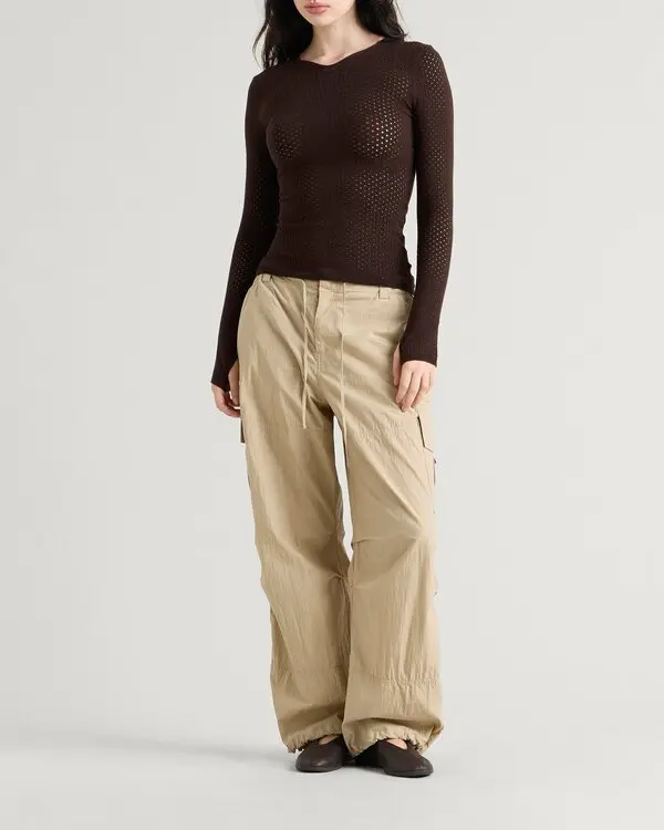 PEACHY DEN Thermal Knit