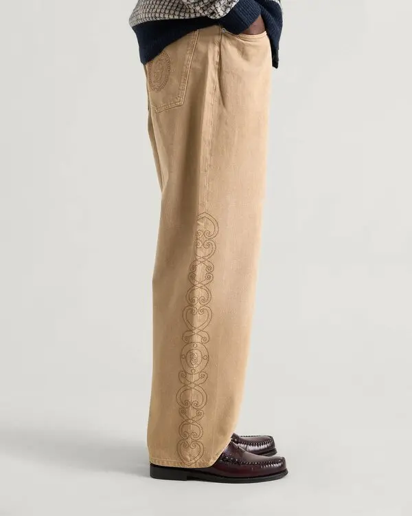 Drole De Monsieur Straight Leg Denim Jeans