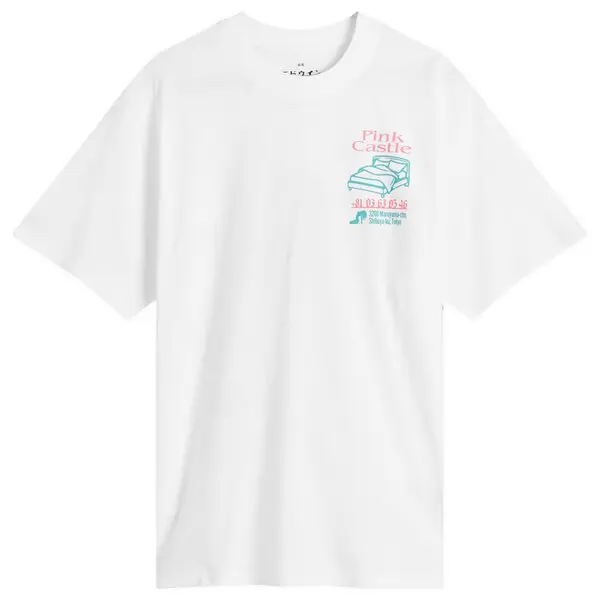 Edwin Pink Castle T-shirt