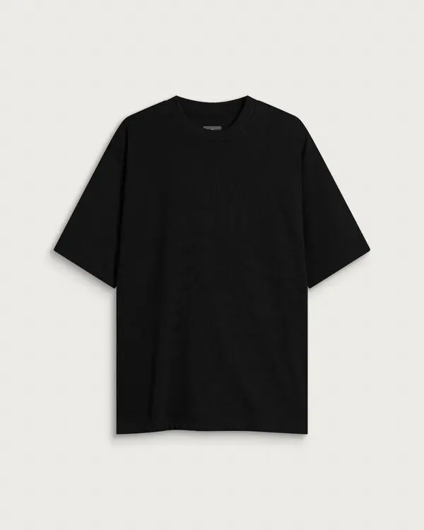 SNOW PEAK New Standard Back Printed Logo T-shirt - Black