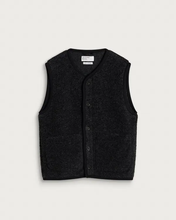 Universal Works Bouclet Fleece Lancaster Gilet Jacket