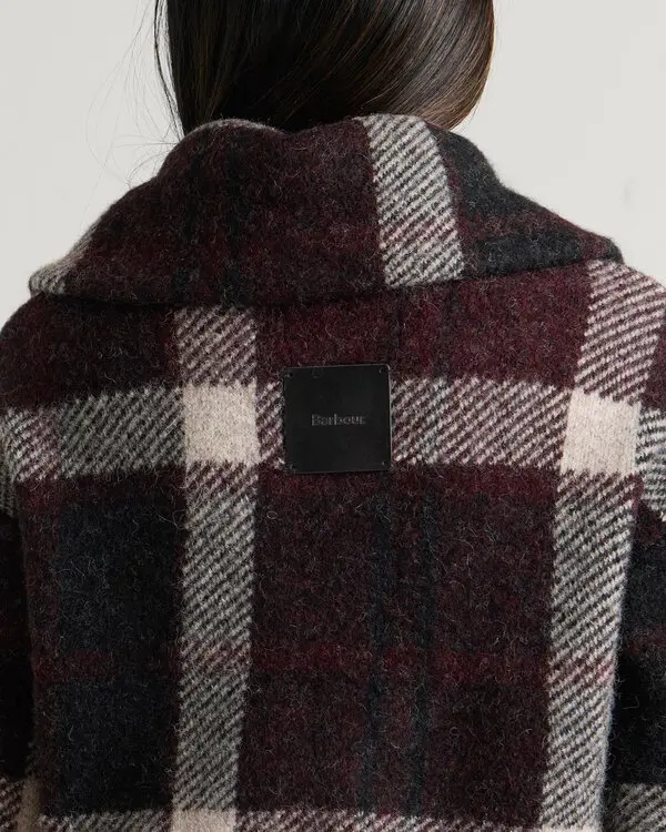 Barbour Carville Knitted Zip Jumper | | Elastane/leather/wool | End Clothing