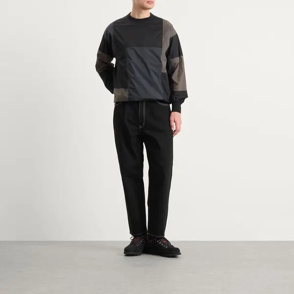 BEAMS Wide Tapered Denim Jeans
