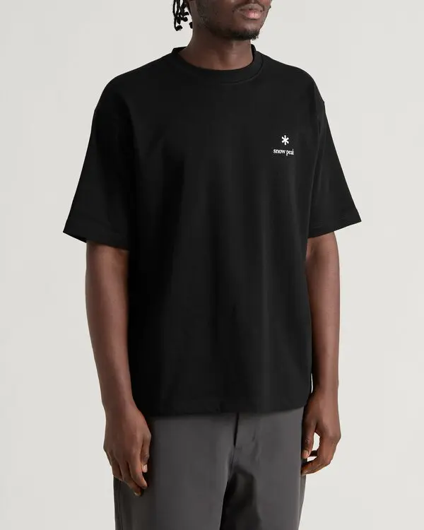 SNOW PEAK New Standard Logo T-shirt - Black