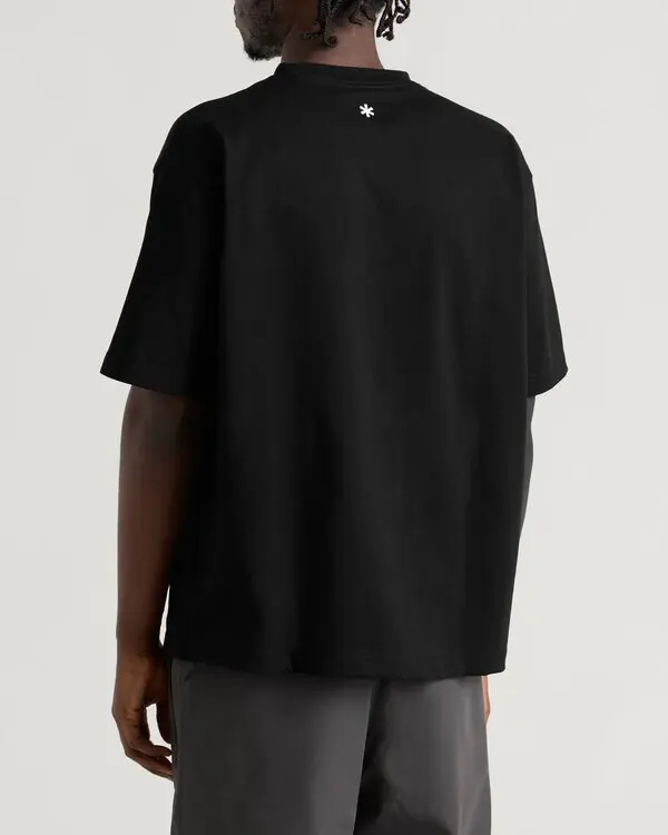 SNOW PEAK New Standard Logo T-shirt - Black