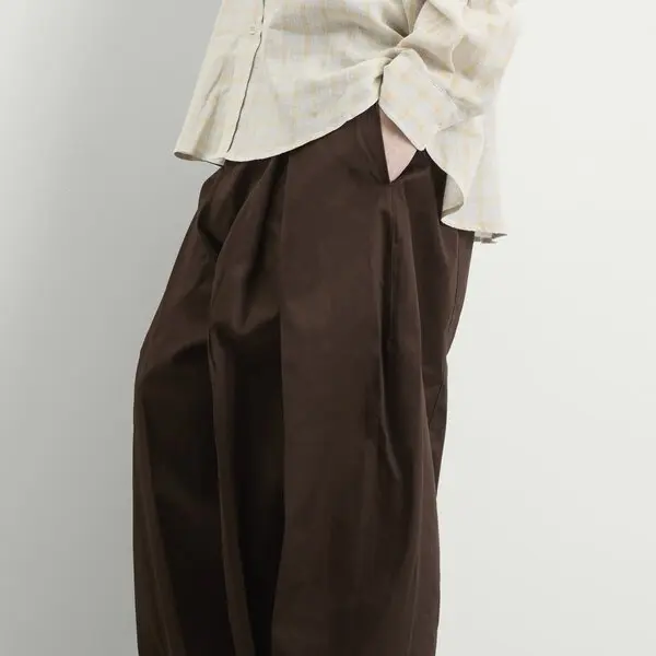 SAGE NATION Box Pleat Trouser