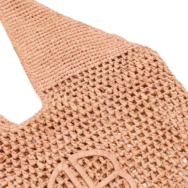 ANINE BING Leah Logo Hobo Bag