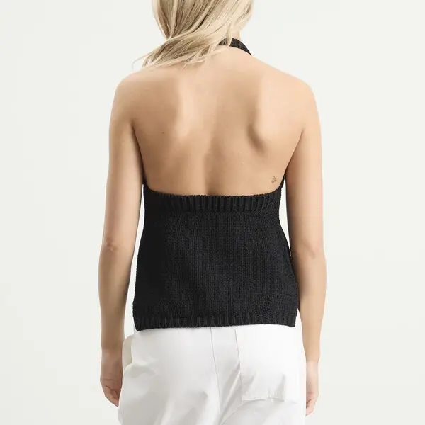 RÓHE Rohe Chunky Knit Halter Top
