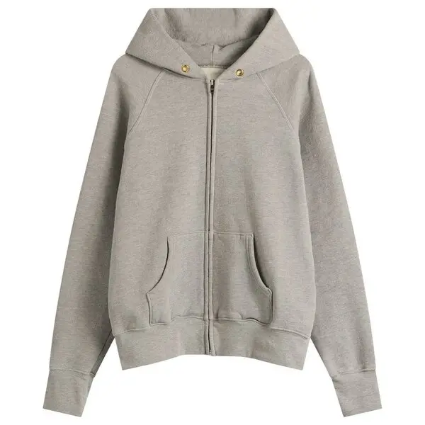LES TIEN Heavyweight Raglan Zip Hoodie