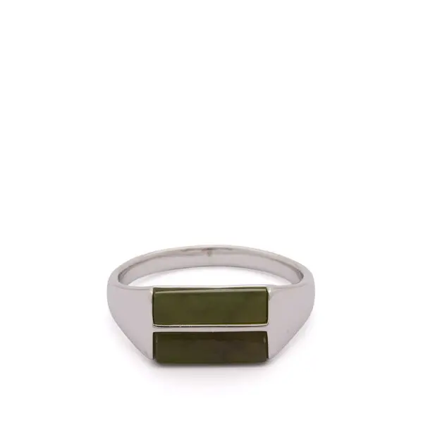 Miansai Duo Jasper Ring - Silver