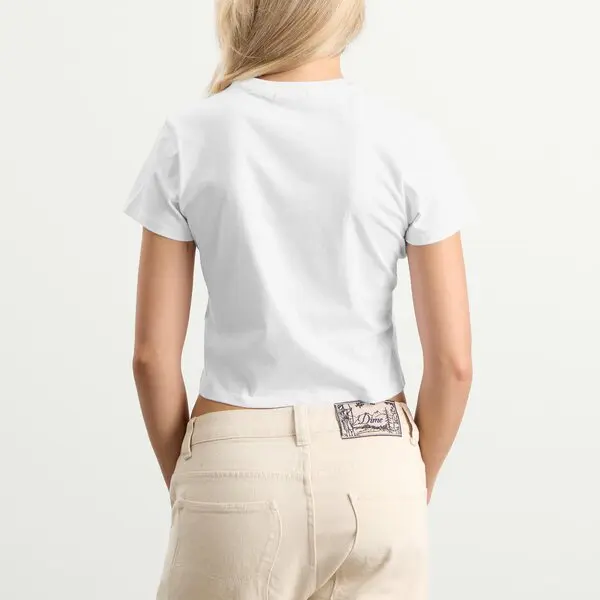 DIME Cursive Denim T-shirt