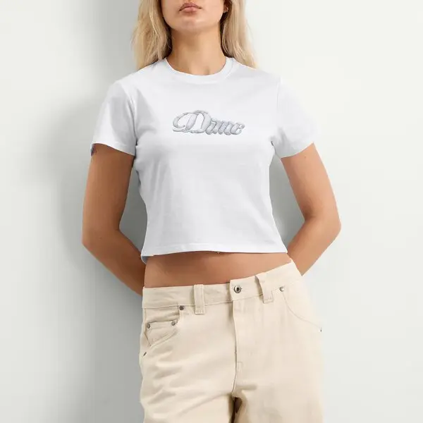 DIME Cursive Denim T-shirt
