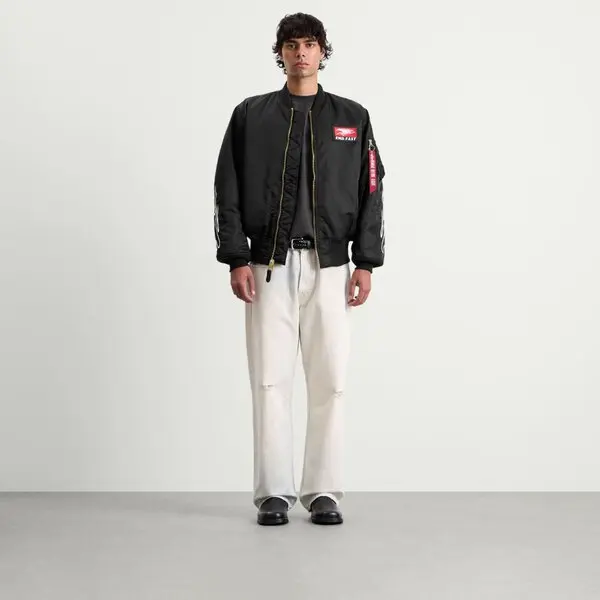 Alpha Industries X Ma-1 Bomber Jacket - Black
