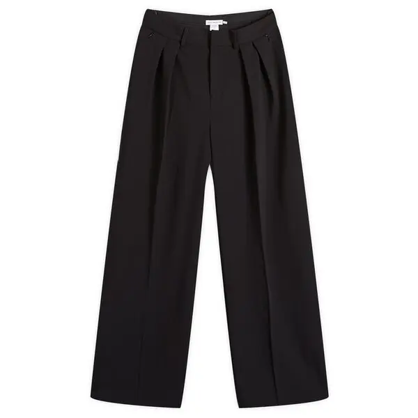 Good American Suiting Good 90s Pleated Trouser - Black