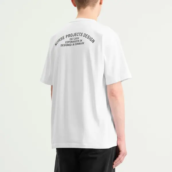 Norse Projects Snekkersten Back Arch Logo T-shirt