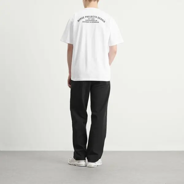Norse Projects Snekkersten Back Arch Logo T-shirt