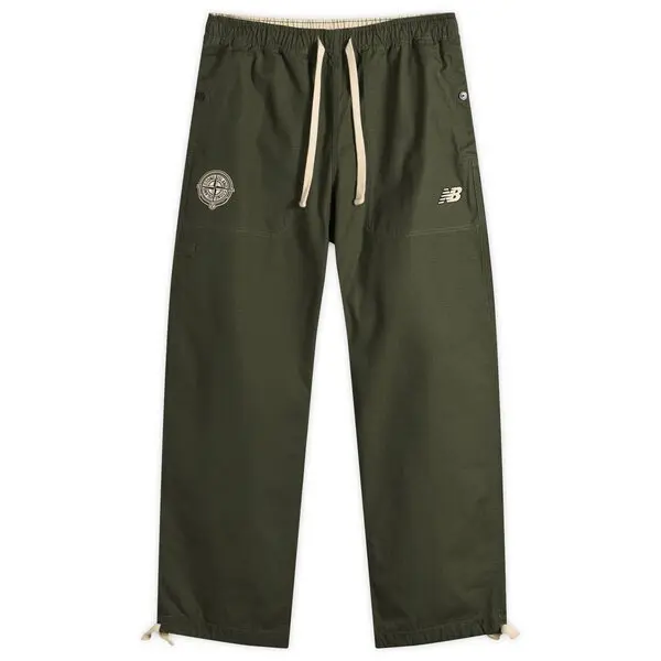 Stone Island X New Balance Loose Reversible Pants - Juniper